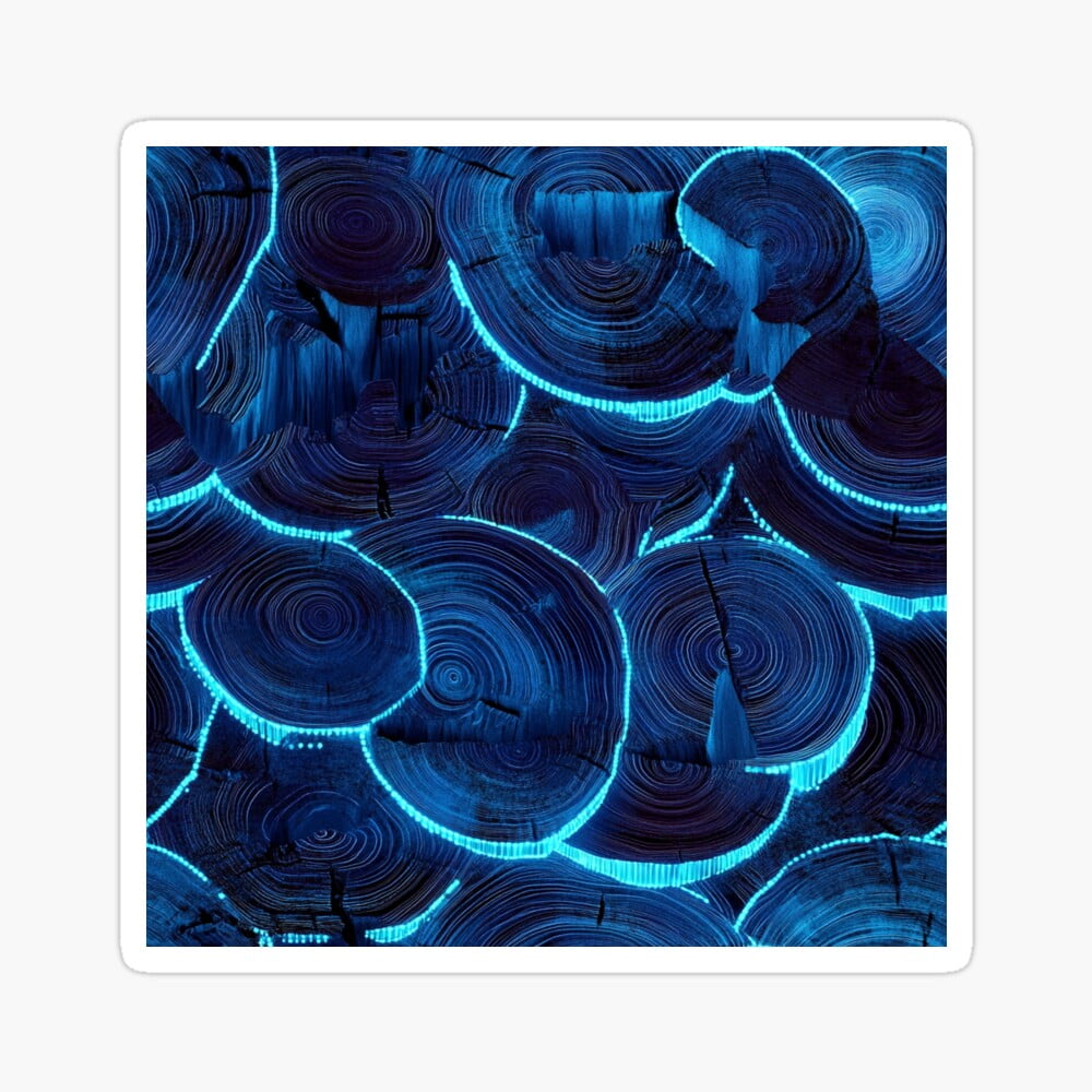 Kira Spiral Bioluminescent Energy Sticker - Kir 1977 Decorative Laptop ...