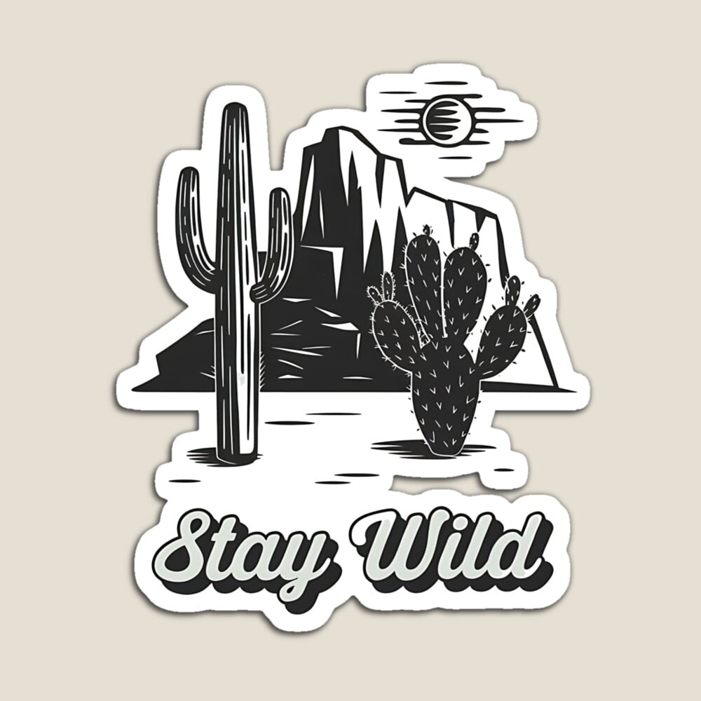 Kira - Stay Wild Sticker - 5871 Hot Trending Vinyl Stickers - Walmart.com