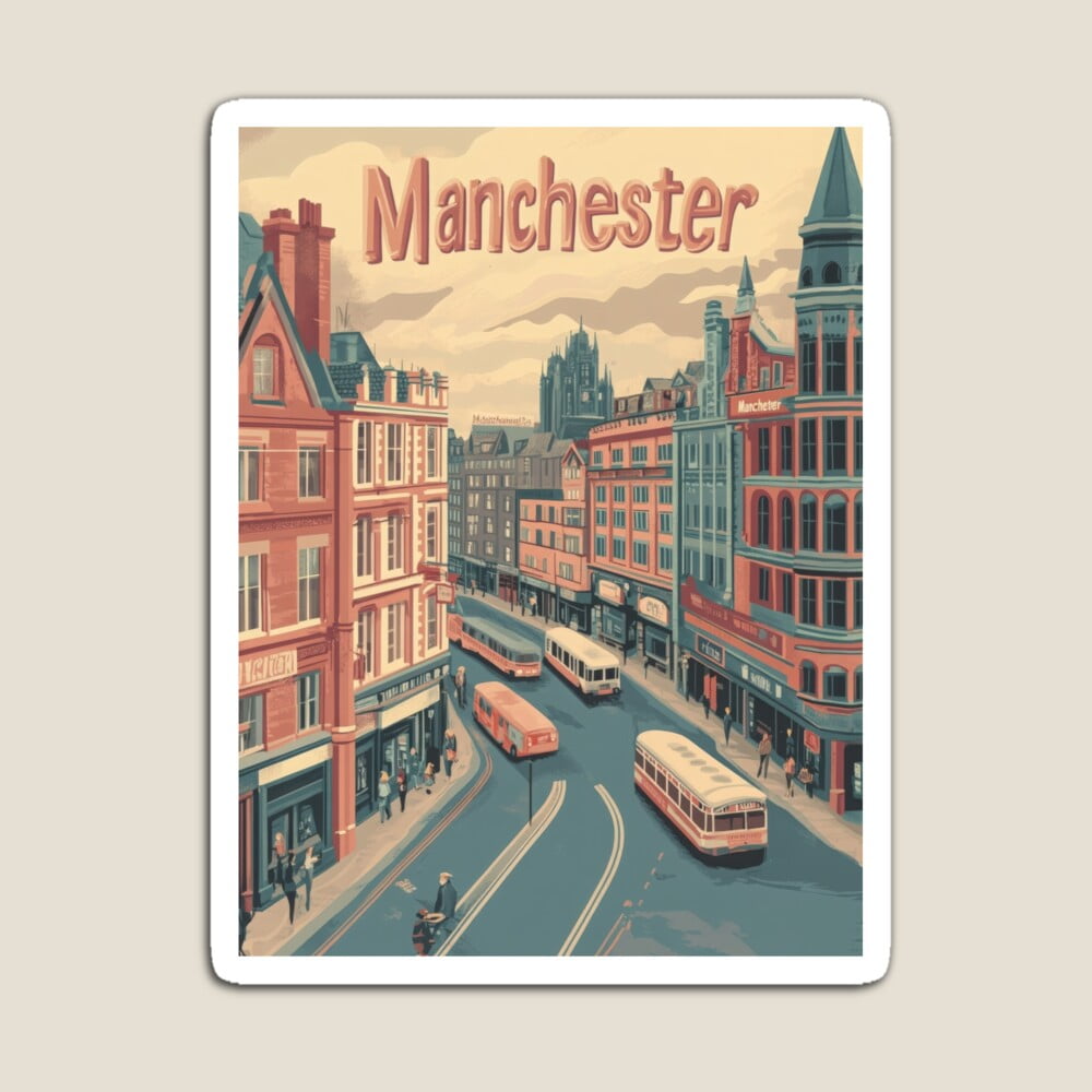 Kira - Step Into A Nostalgic View Of Manchester With Vibrant Trams And ...