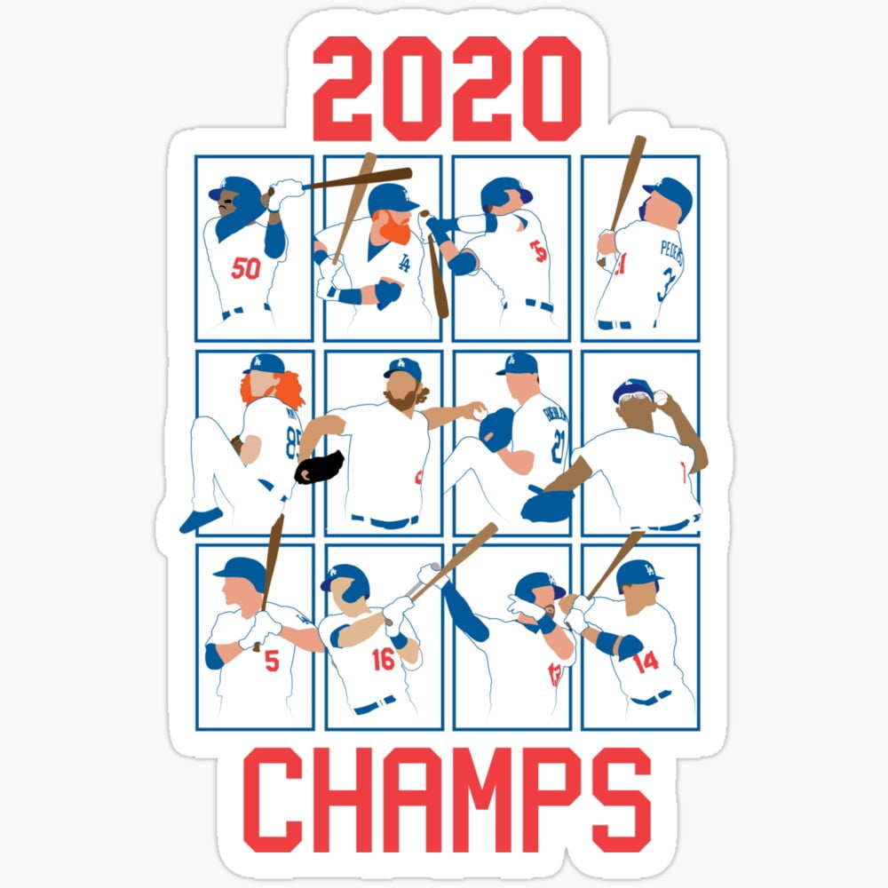 Kira Sticker - 2020 Champi0N Los Angeles Dodgers - Phone Stickers ...