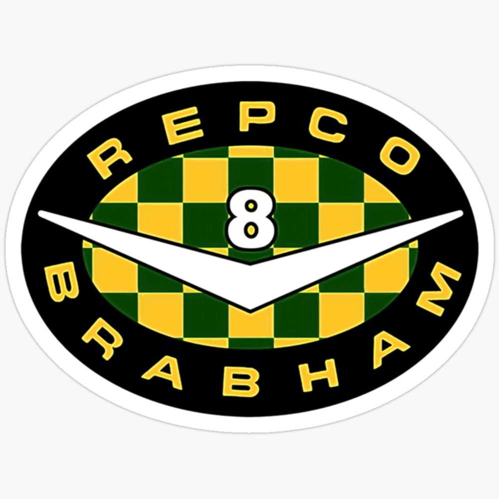 Kira Sticker - 60S Repco Brabham Classic Retro F1 Teamperfect Sticker ...