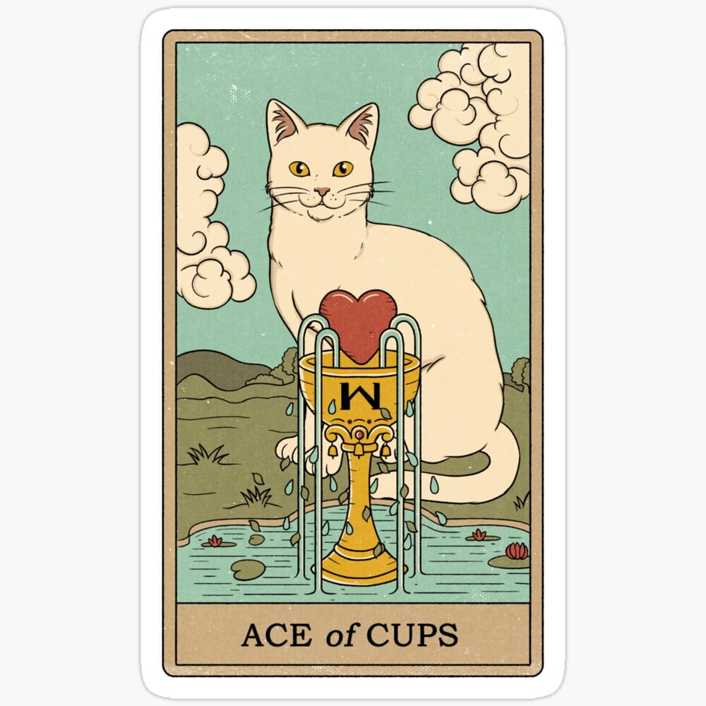 Kira Sticker - Ace Of Cups Perfect Sticker Gift For Everyone ...