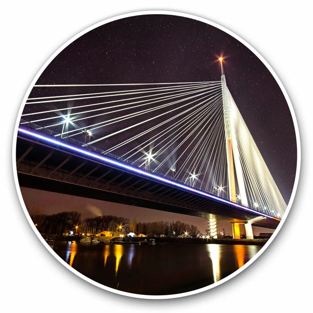 Kira Sticker With Ada Bridge Belgrade Serbia Cool Gift Decorative ...