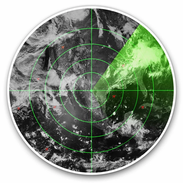 Kira Sticker With Air Traffic Screen Radar Plane Airplane Cool Gift ...