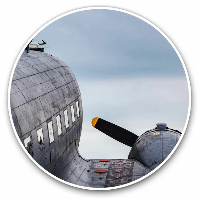 Kira Sticker With Airplane Propeller Retro Plane Cool Gift Decorative ...