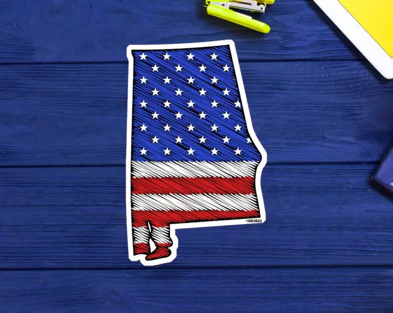 Kira Sticker With Alabama Decal Al Birmingham Huntsville Biloxi ...