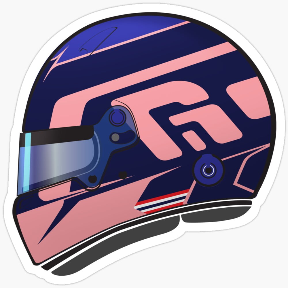 Kira Sticker - Alex Albon 2024 Helmet - Phone Stickers, Waterproof ...