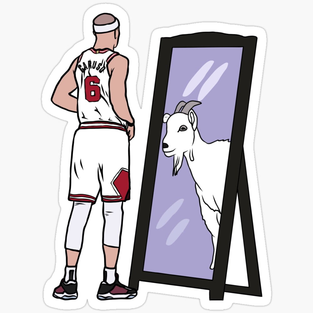 Kira Sticker - Alex Caruso Mirror Goat (Chicago) Sticker - Single, Trio ...