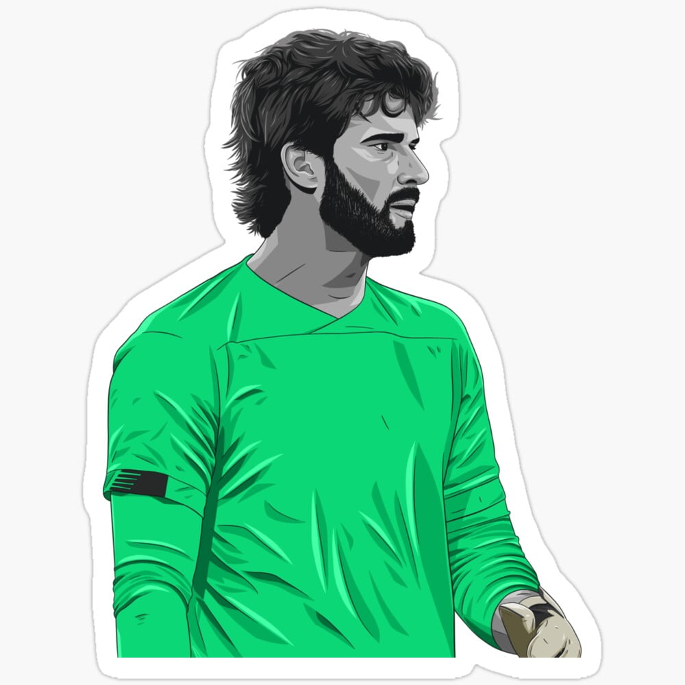 Kira Sticker - Alisson Becker Lfc Sticker - Single, Trio, Or Squad ...