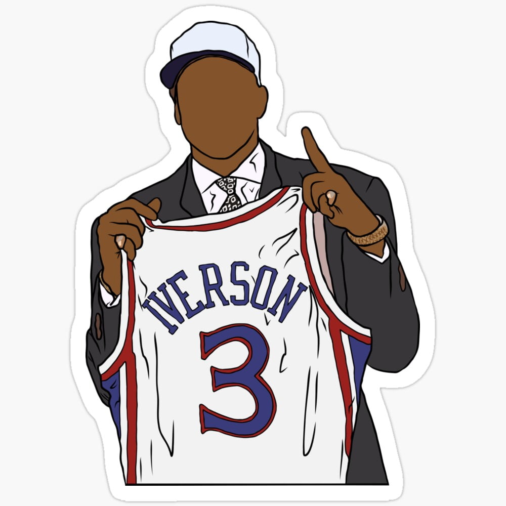 Kira Sticker - Allen Iverson Draft Night Perfect Gift for everyone ) - Walmart.com