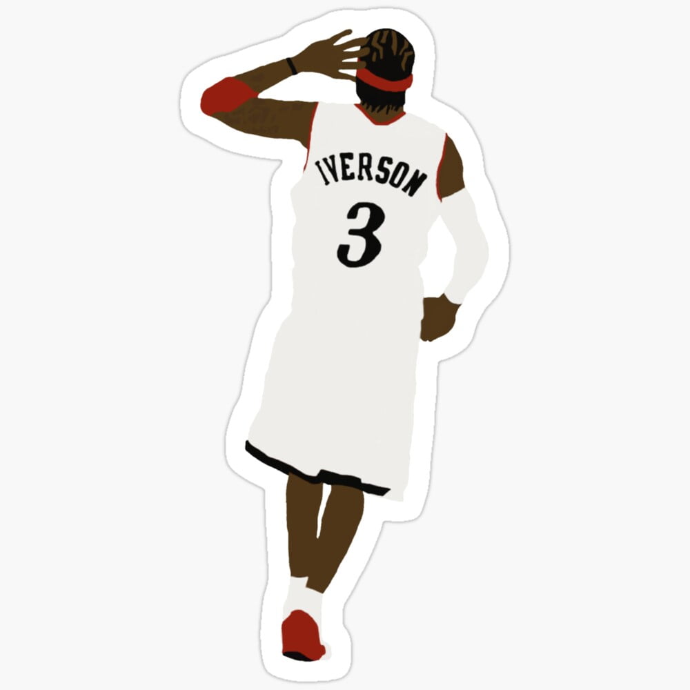 Kira Sticker - Allen Iverson Hand To Ear Sticker - Single, Trio, Or Squad — Collect Them All ...