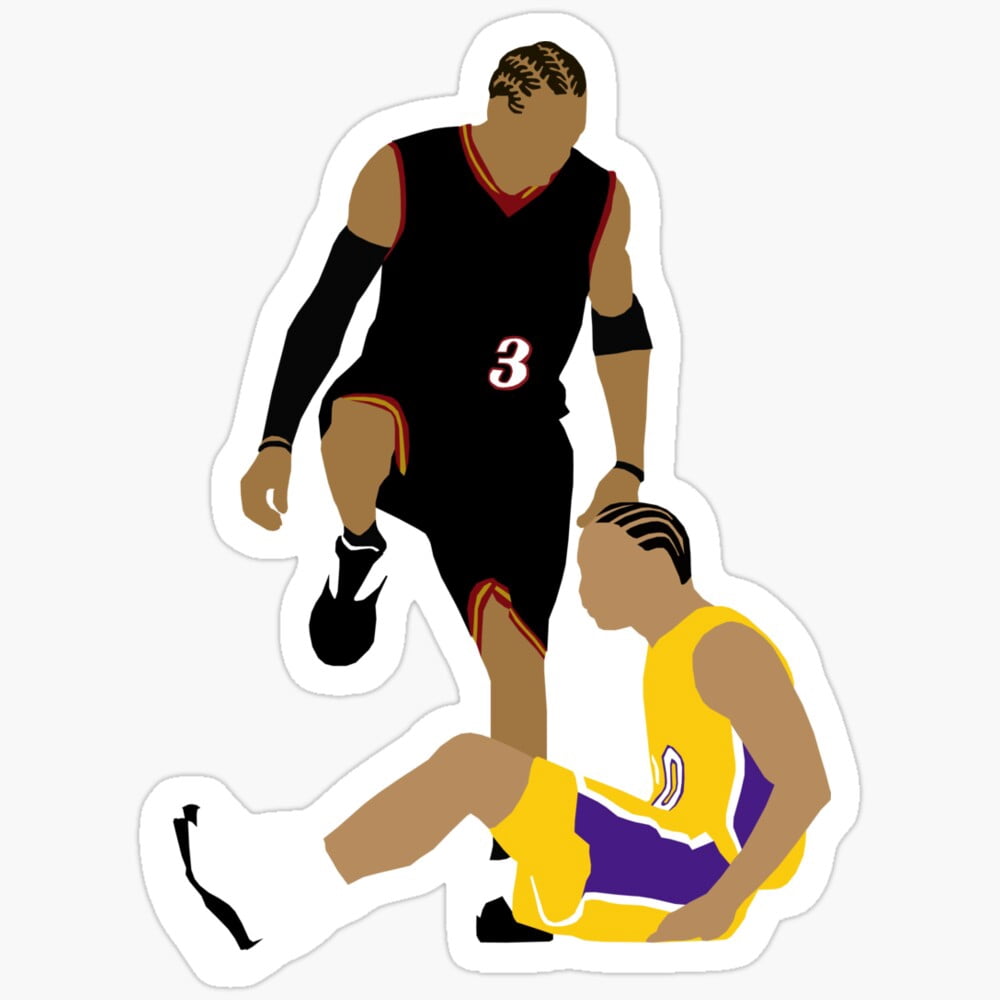 Kira Sticker - Allen Iverson Stepover Sticker - Single, Trio, Or Squad ...