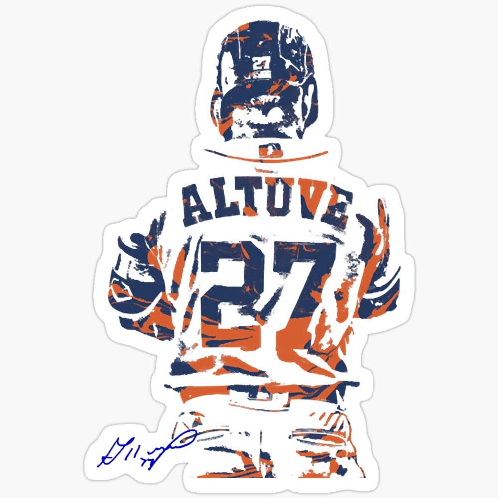Kira Sticker - Altuve With Signature - Phone Stickers, Waterproof ...
