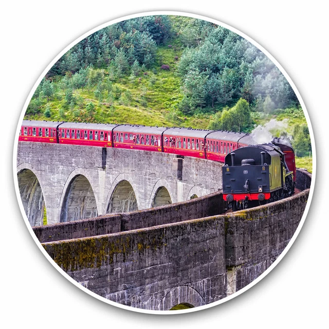 Kira Sticker With Amazing Steam Train Bridge Spotter Cool Gift ...