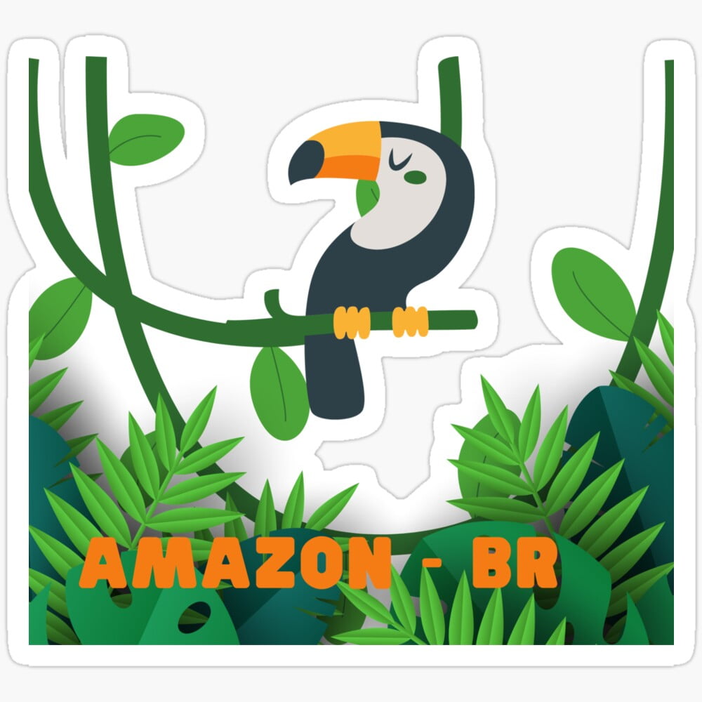Kira Sticker - Amazonas - Brazil - Rainforest - Wonders Of The World ...