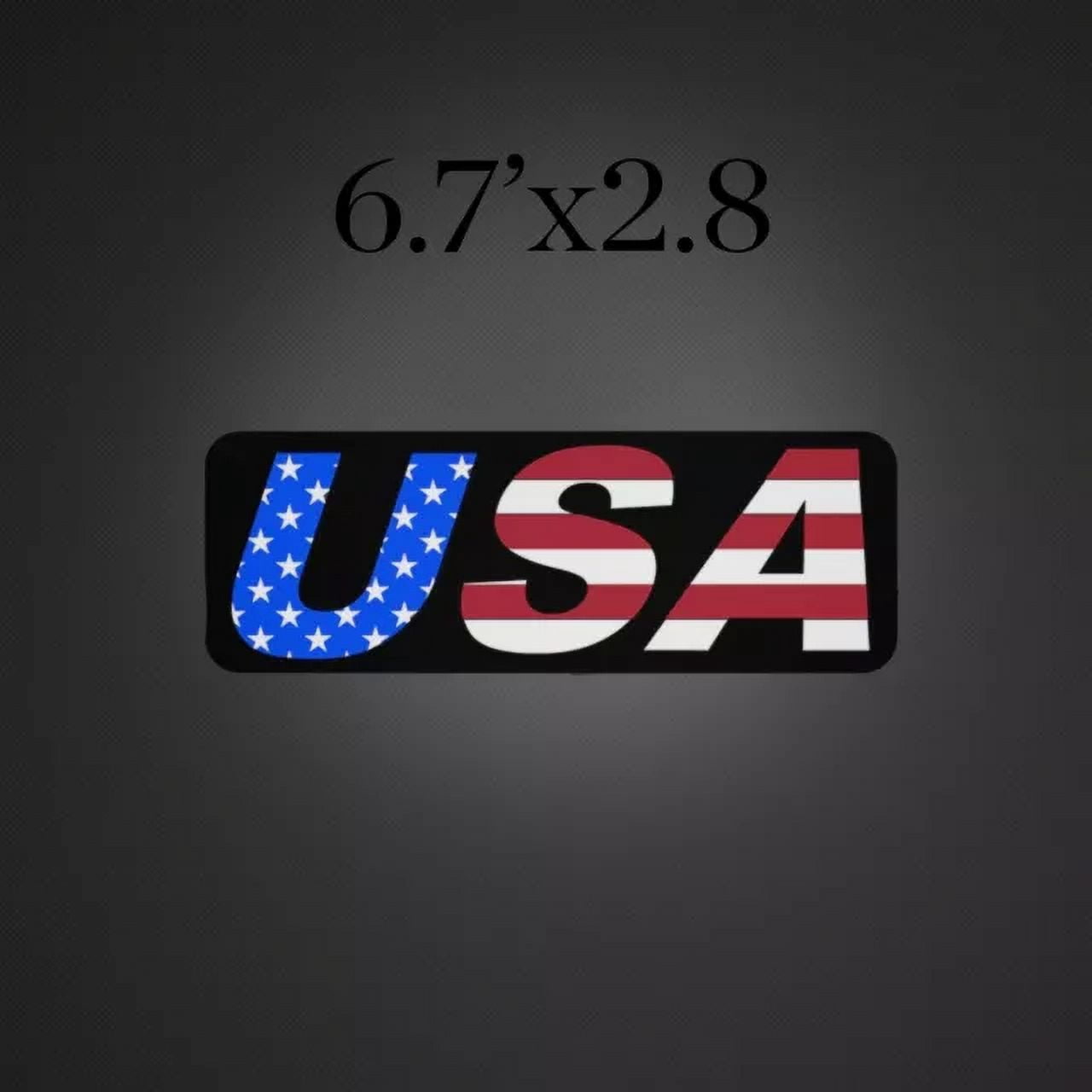 Kira Sticker With America Usa Flag Car Decal Bumper Vinyl Decorative ...
