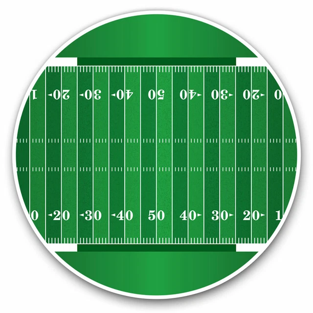 Kira Sticker With American Football Pitch America Sports Cool Gift ...