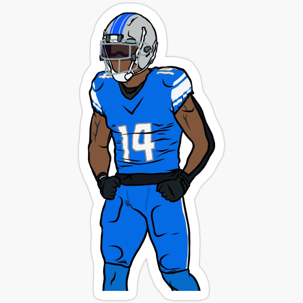 Kira Sticker - Amon-Ra St. Brown Celebration Sticker - Single, Trio, Or ...