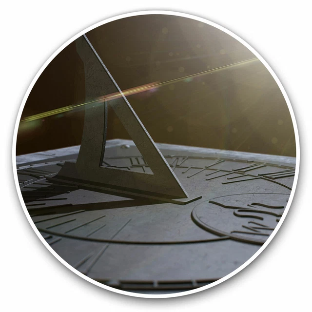 Kira Sticker With Ancient Sundial Time Clock Cool Gift Decorative ...