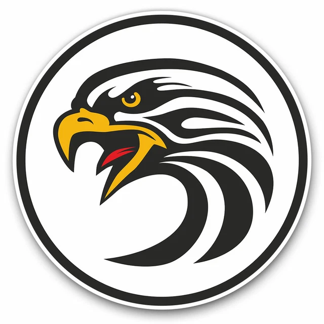 Kira Sticker With Angry Eagle Head Bird Of Prey Cool Gift Decorative ...