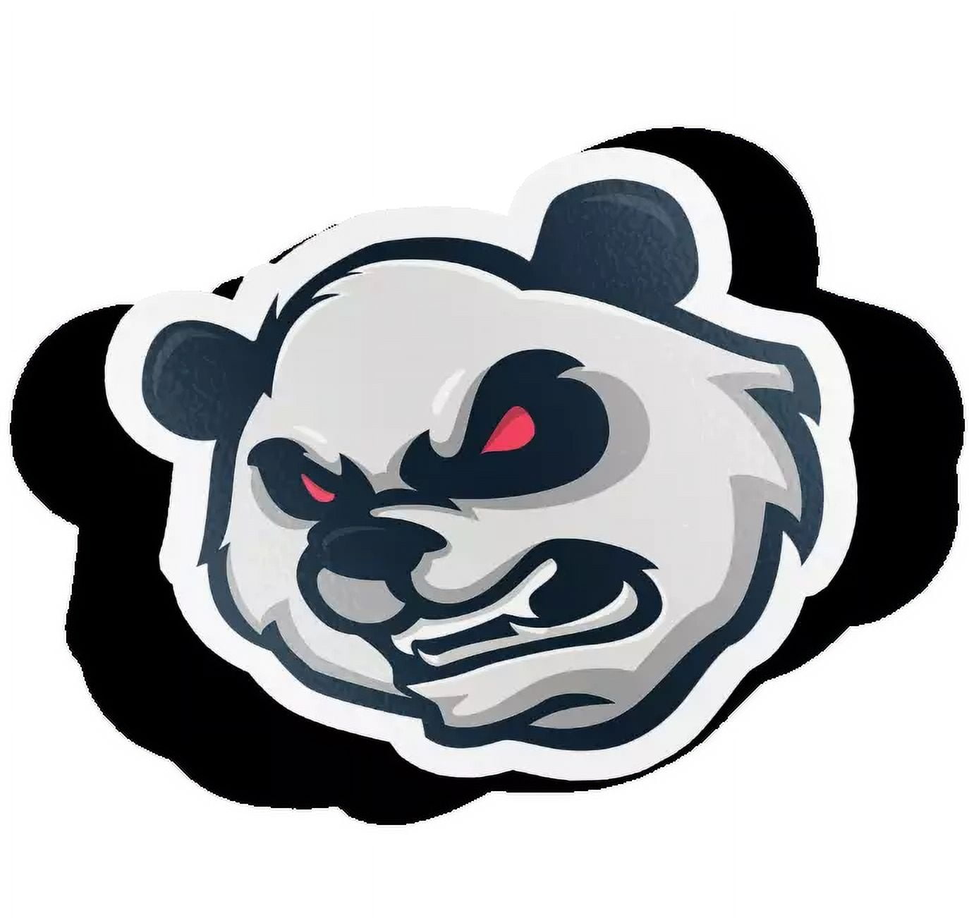 Kira Sticker - Angry Panda Face Animal For Tumblers, LaptopsPerfect ...