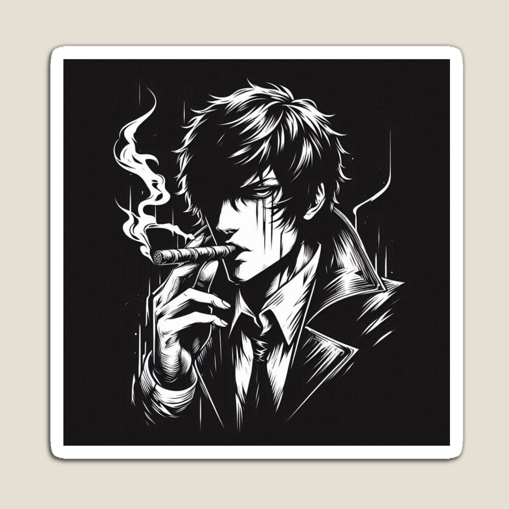 Kira Sticker With Anime Manga Kawaii Otaku Style Urban Streetwear ...