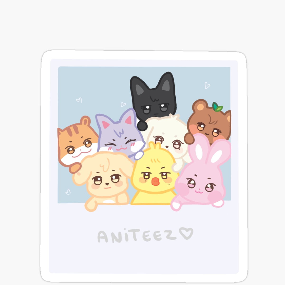 Kira Sticker - Aniteez Sticker, Funny Waterproof Decal For Pet Lovers ...