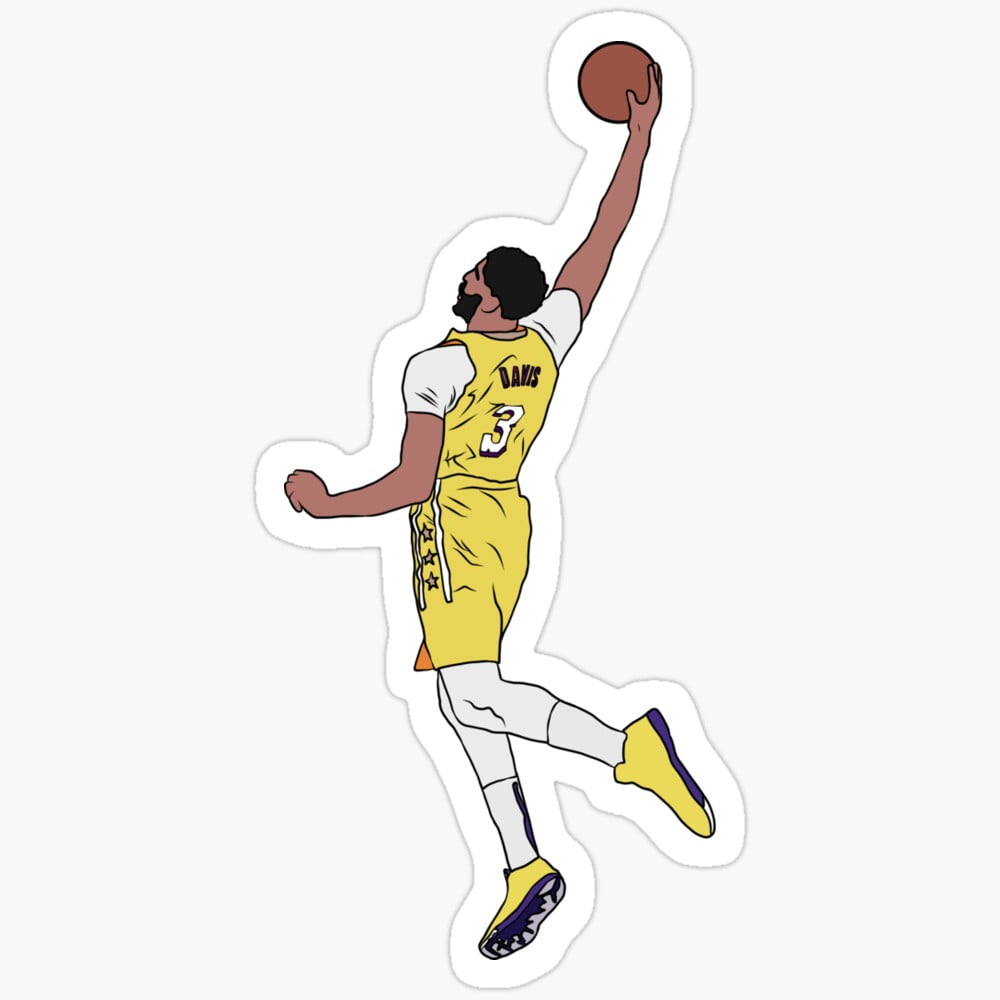 Kira Sticker - Anthony Davis Dunk Sticker - Single, Trio, Or Squad ...
