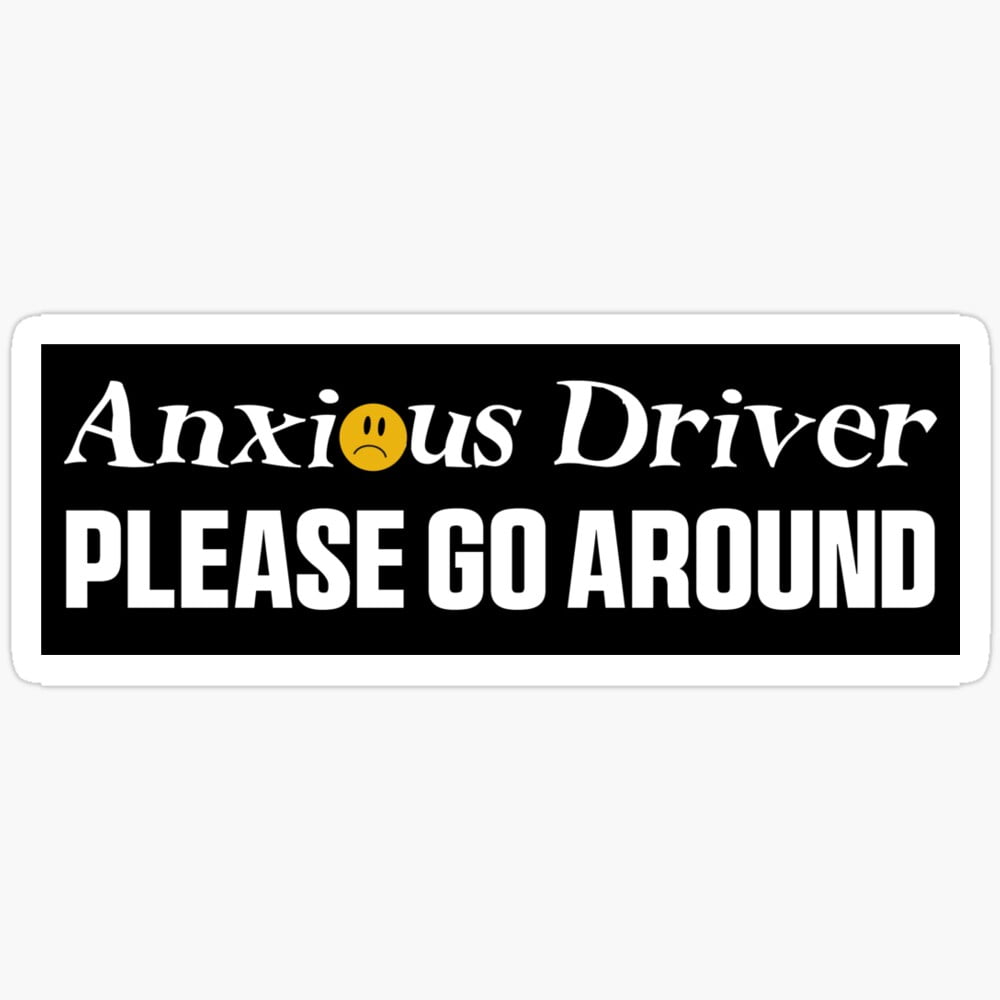 Kira Sticker With Anxious Driver Please Go Around Cute Bumper ...