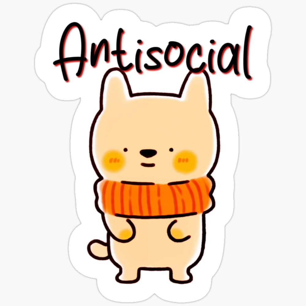 Kira Sticker - Ashen Shadowsong - Antisocial Gift For You - Phone ...
