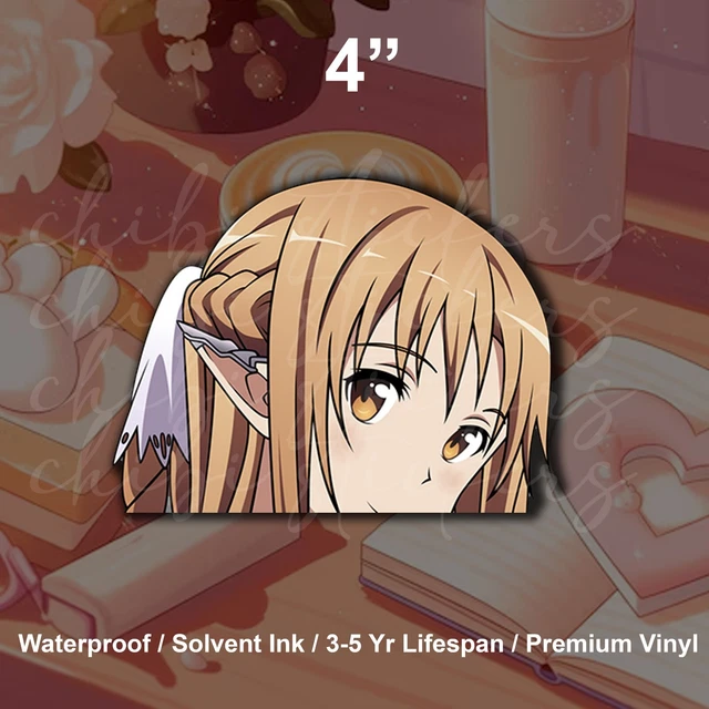 Kira Sticker With Asuna Yuuki The Flash Peeker Sword Art Online Anime ...