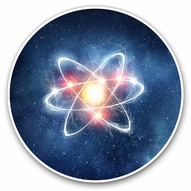 Kira Sticker With Atom Nuclear Power Science Physics Cool Gift ...