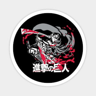 Kira Sticker With Attack On Titan Intense Levi Ackerman Decorative ...