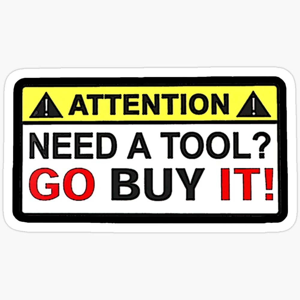 Kira Sticker - Attention - Need A Tool? Go Buy It! Gift For You - Phone ...