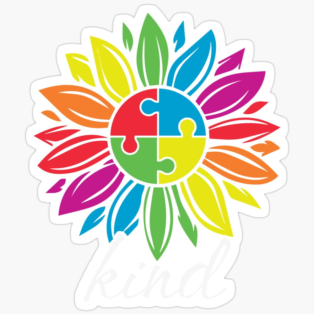 Kira Sticker - Autism Awareness Puzzle Ribbon Quote Spectrum Disorder ...