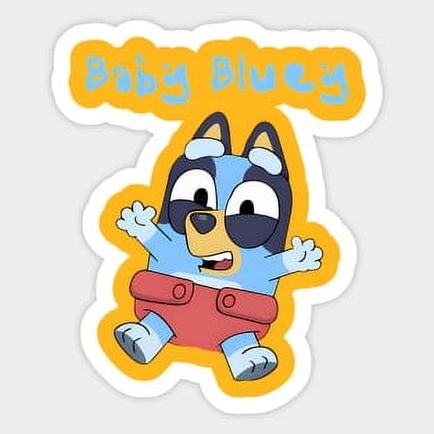 Kira Sticker With Baby Bluey Bluey S For Kids, Bluey S Party Favors ...