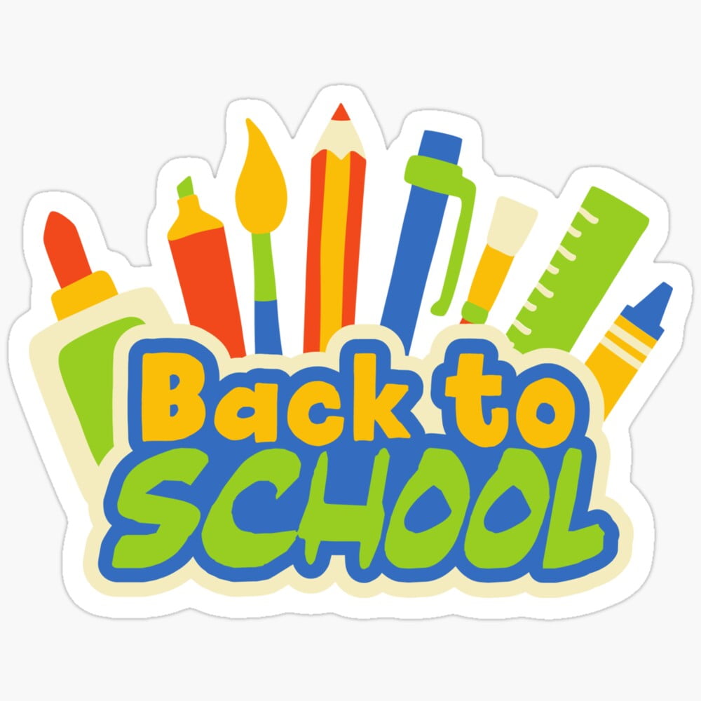 Kira Sticker With Back To School - Kids Back To School Decorative ...