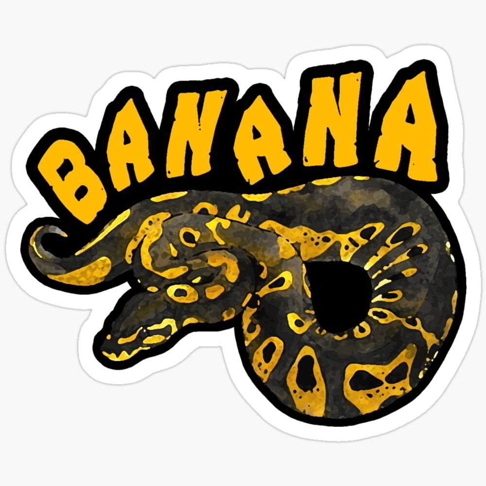 Kira Sticker - Banana Snake Gift For You - Phone Stickers, Waterproof ...