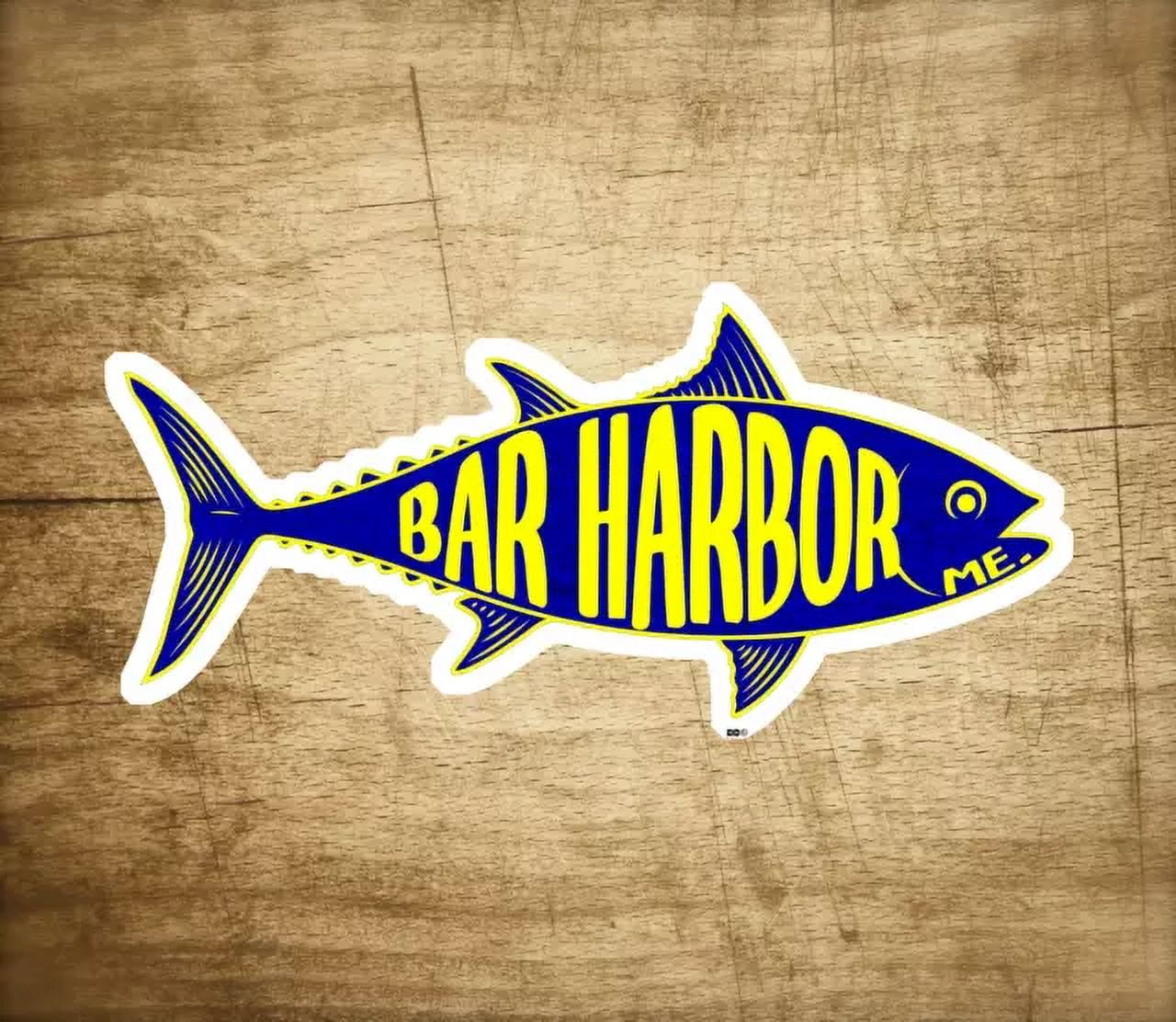 Kira Sticker With Bar Harbor Maine Tuna Fishing Fish Decal Decorative ...