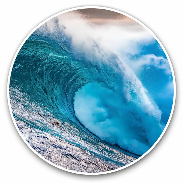 Kira Sticker With Barrel Wave Surf Ocean Sea Surfer Cool Gift ...