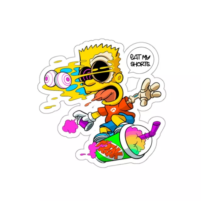 Kira Sticker With Bart Cartoon Character Fan Art Compilation Drawing ...