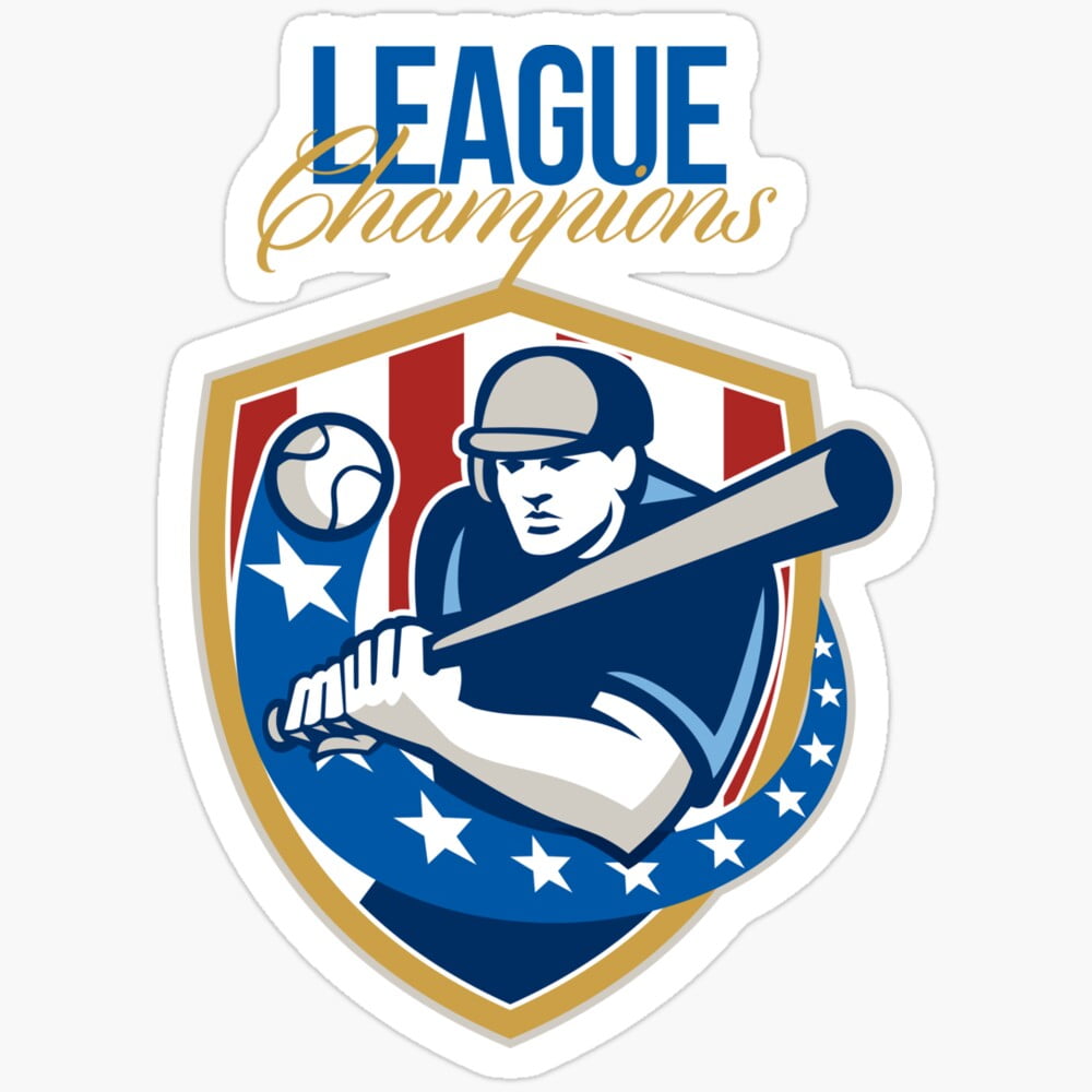 Kira Sticker - Baseball League Champions Retroperfect Sticker Gift For ...