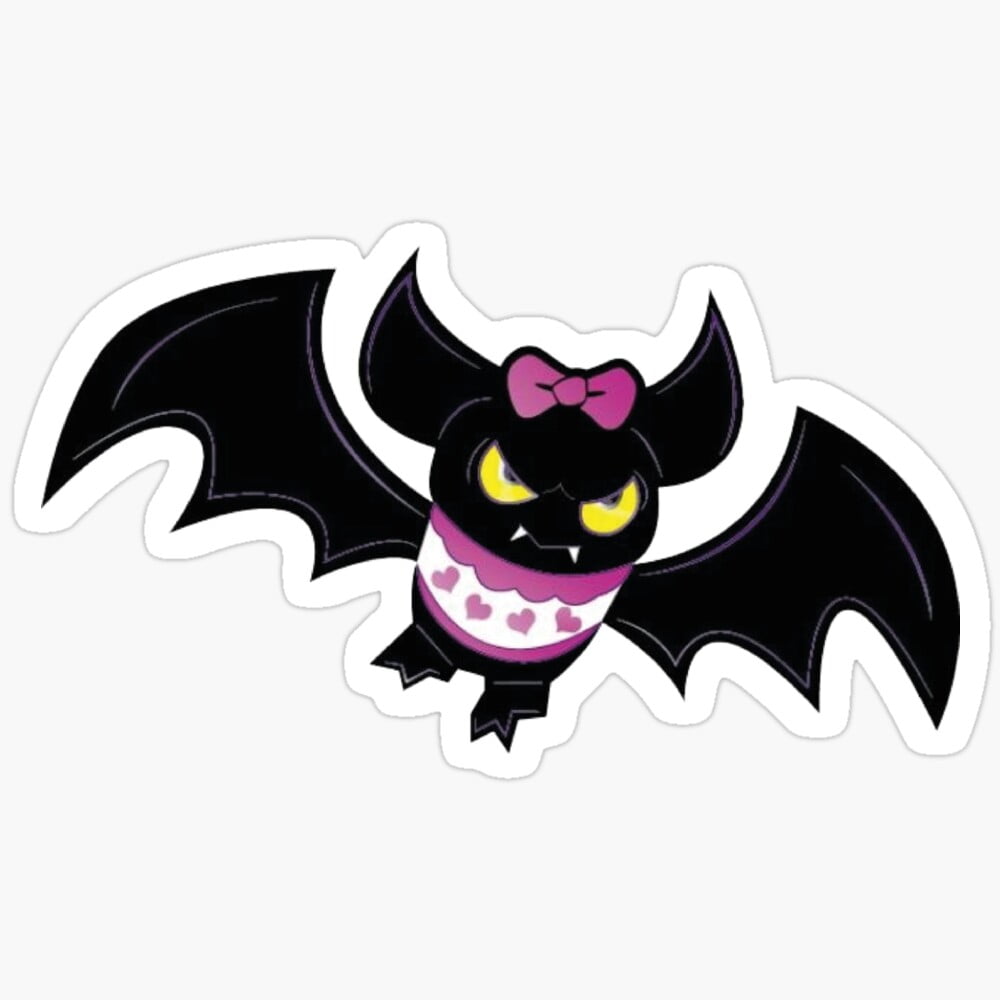 Kira Sticker - Bat - Phone Stickers, Waterproof Decals Water Bottles ...