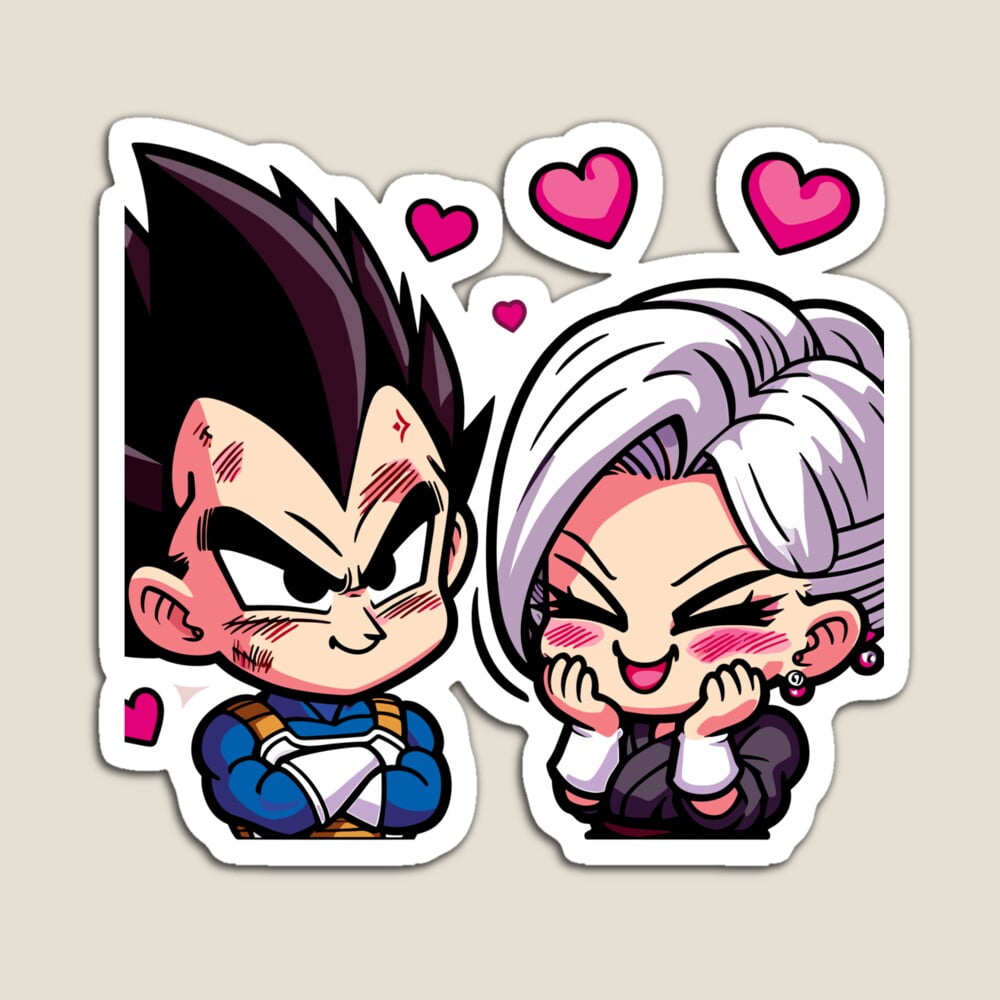 Kira Sticker With Battered But Beloved: Vegeta'S Happy Homecoming ...