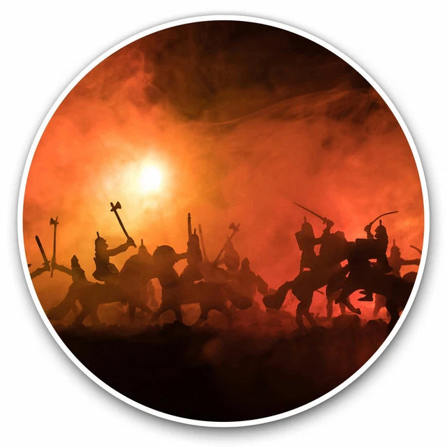 Kira Sticker With Battlefield Ancient Fight Horseback Cool Gift ...