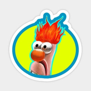 Kira Sticker With Beaker The Muppets Fan Art Illustration Decorative ...