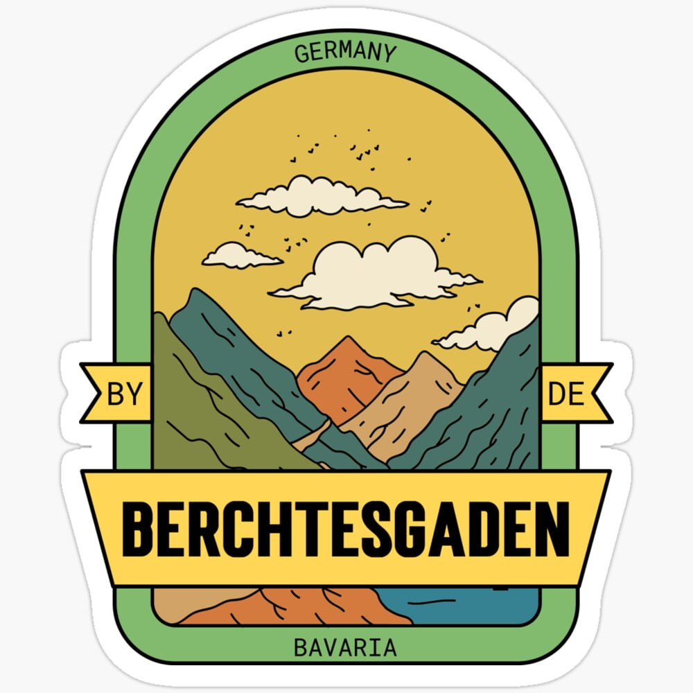 Kira Sticker - Berchtesgaden Bavaria Alps Germany Souvenir Gift For You ...