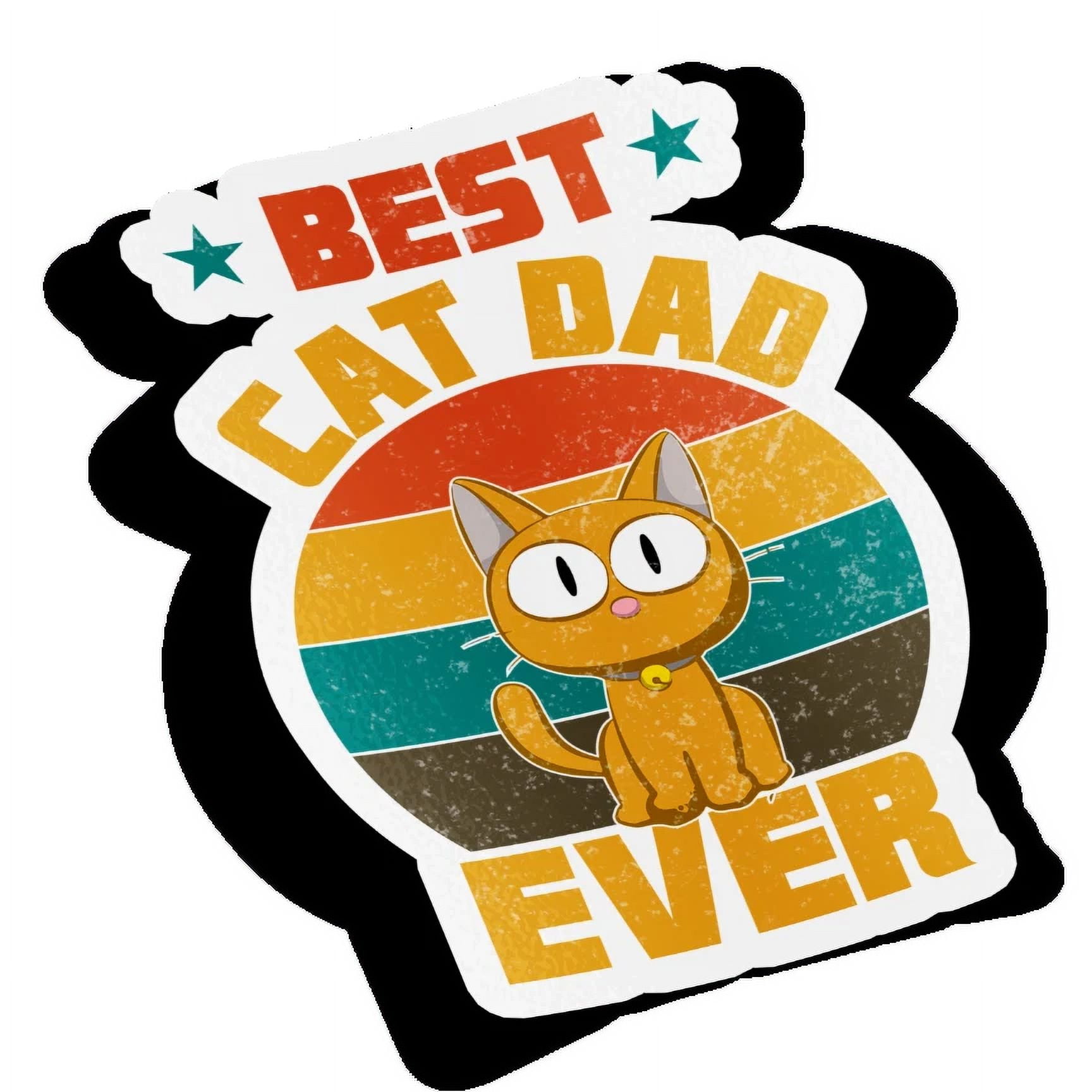Kira Sticker - Best Cat Dad Father Kitty Animal For Tumblers ...