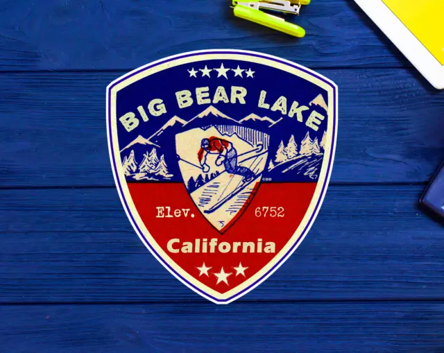 Kira Sticker With Big Bear Lake California Decal Skiing Ski Life ...