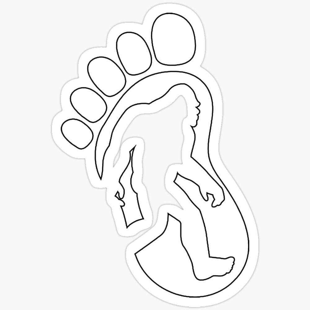 Kira Sticker - Bigfoot - Foot Gift For You - Phone Stickers, Waterproof ...